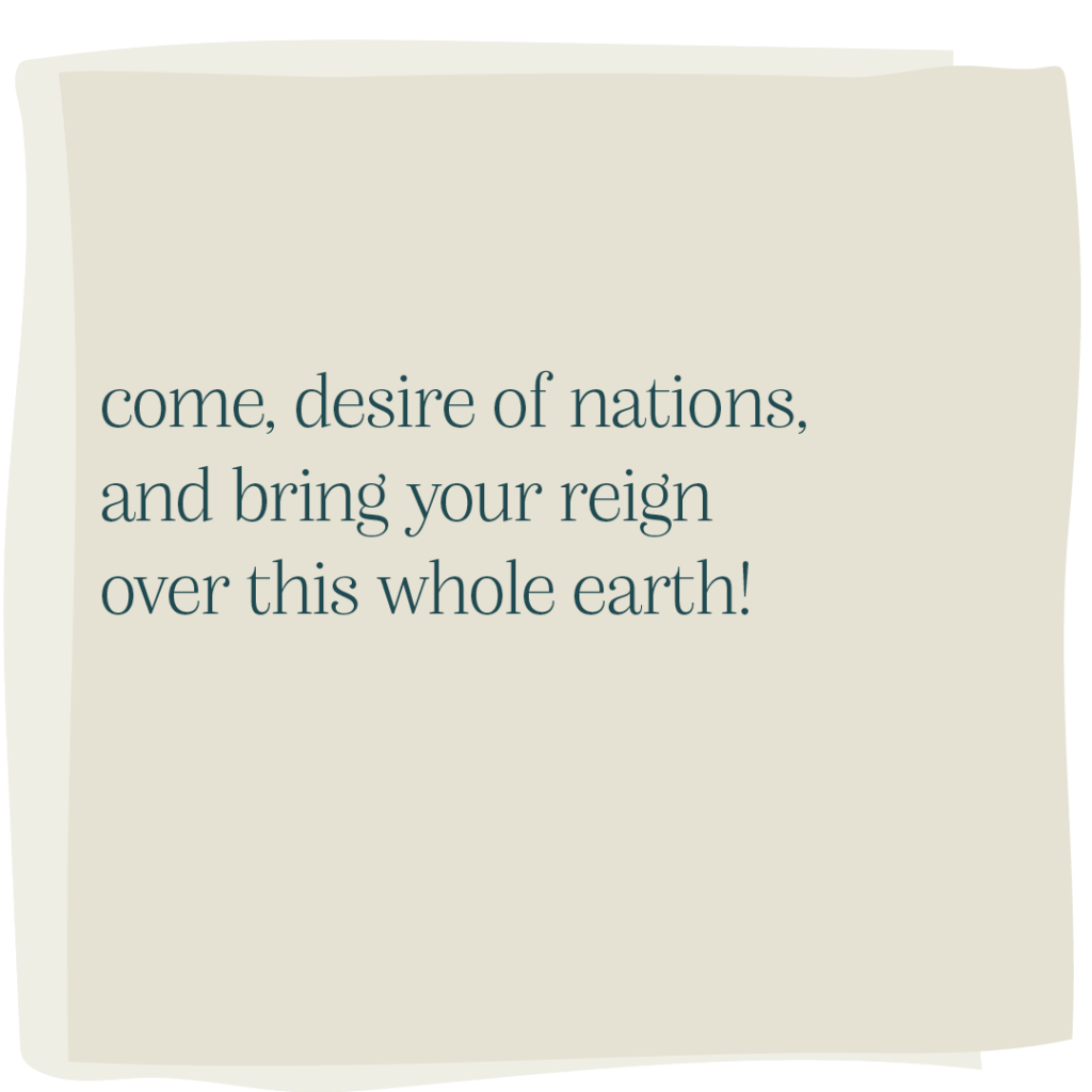 a blessing for the advent of peace - Kate Bowler